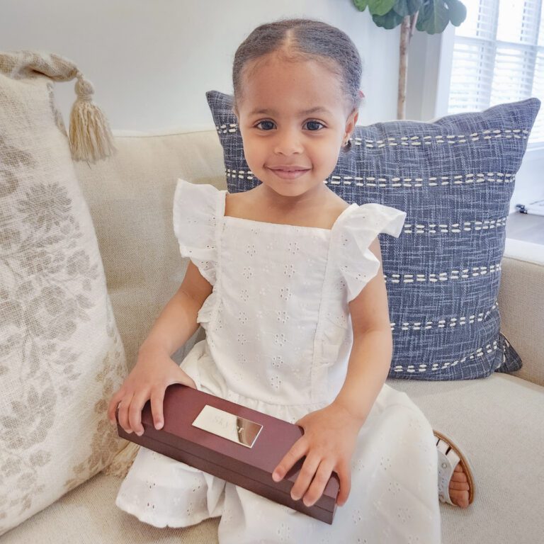 Pearl Christening Bracelet by Grow-With-Me® - BeadifulBABY