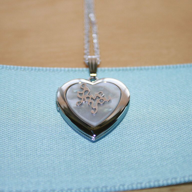 I Love You Locket - Engravable - BeadifulBABY